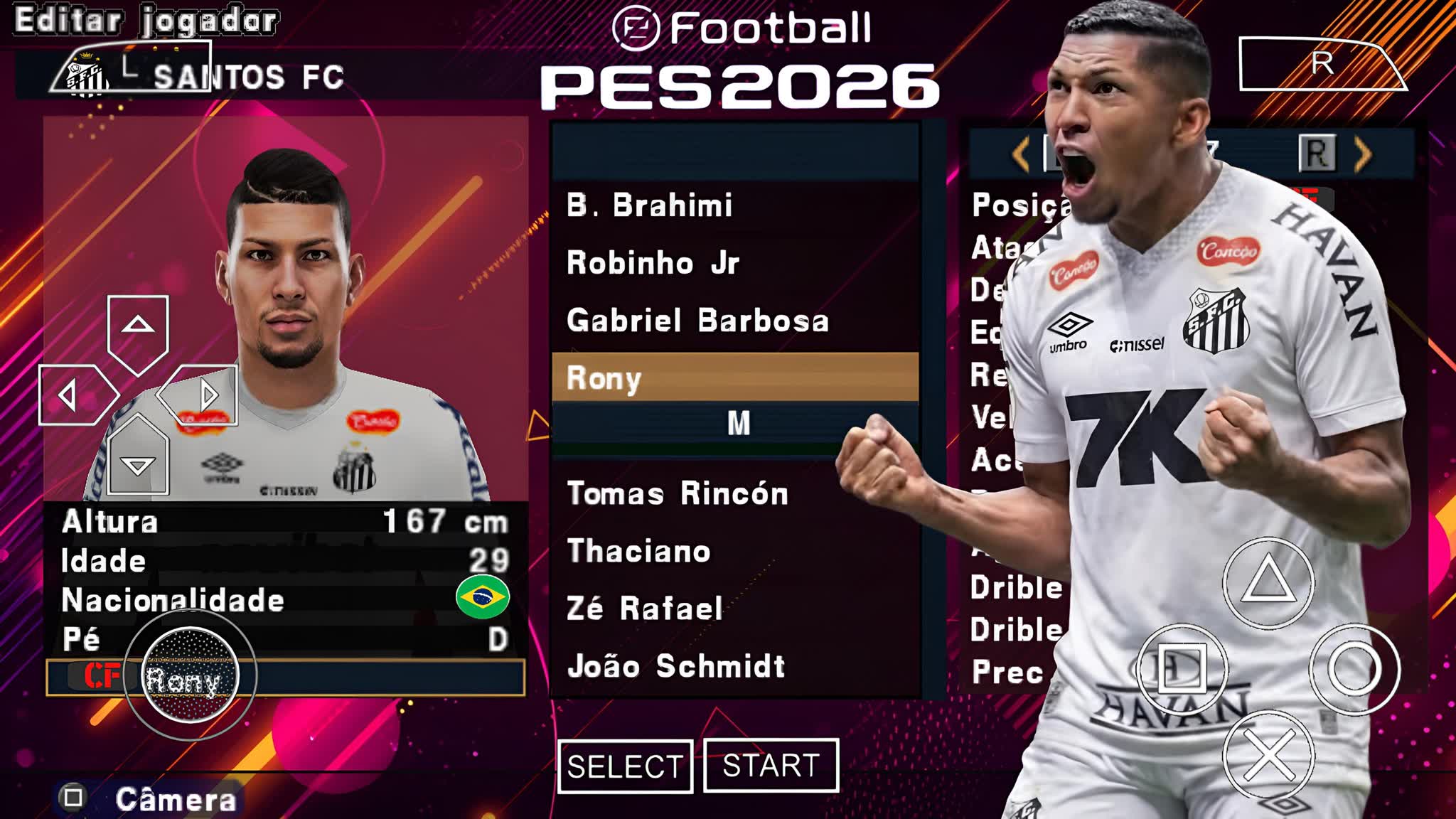 EFOOTBALL PES 2026 PPSSPP COM BRASILEIRÃO SUL-AMERICANO NOVAS ...